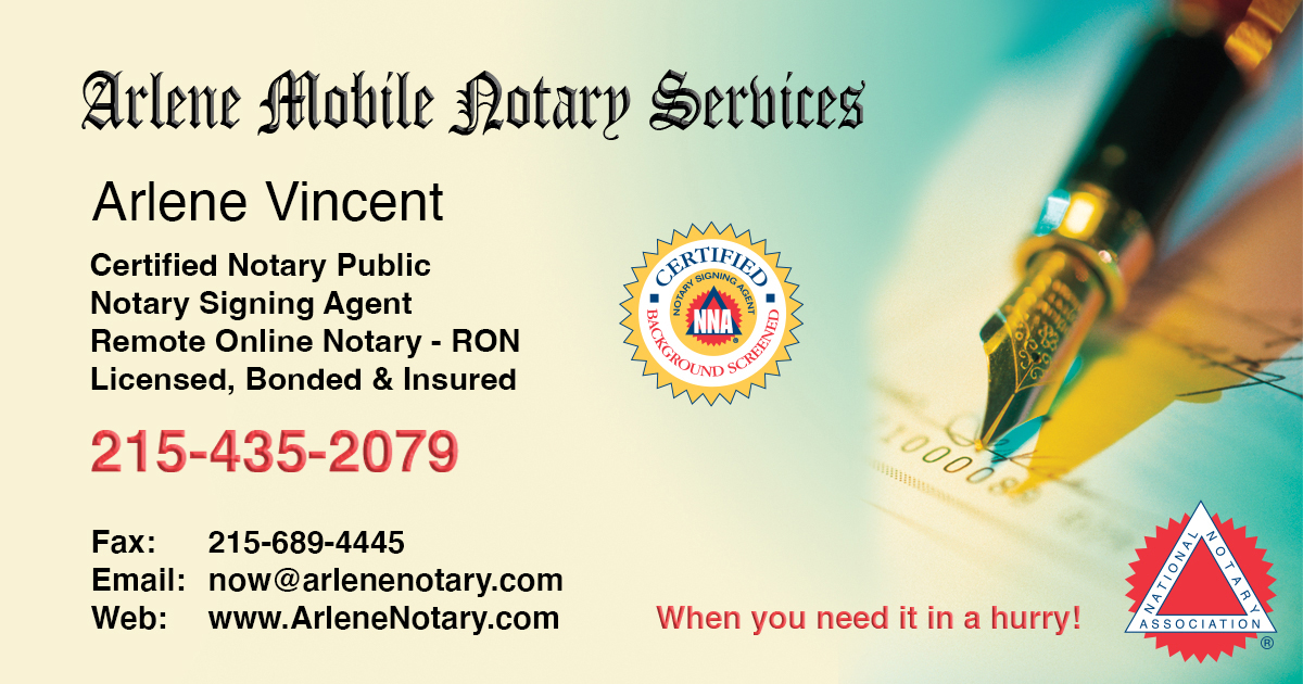 Arlene Mobile Notary Services – Your Trusted Remote & Mobile Notary in ...
